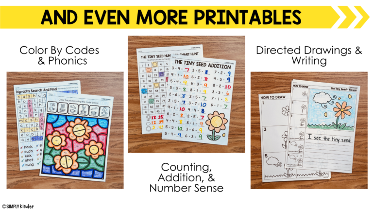 The Tiny Seed Book Companion Activities, Craft, Sequencing, Writing ...