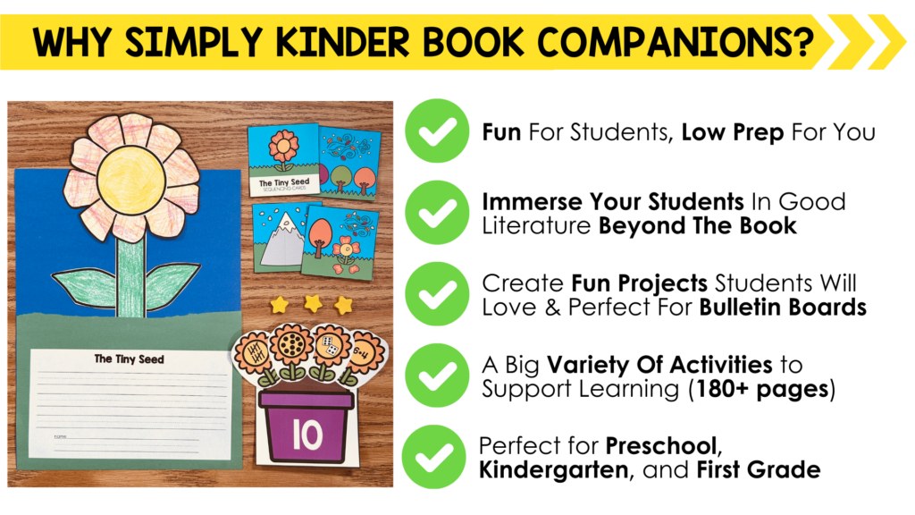 The Tiny Seed Book Companion Activities, Craft, Sequencing, Writing ...
