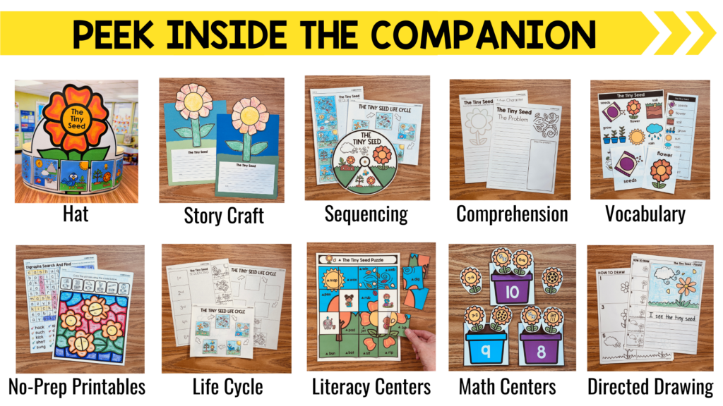 The Tiny Seed Book Companion Activities, Craft, Sequencing, Writing ...