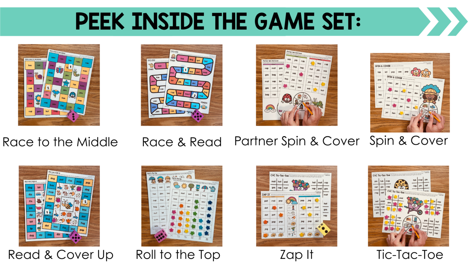 Spring CVC Games, March No-Prep Literacy Activities for Kindergarten ...