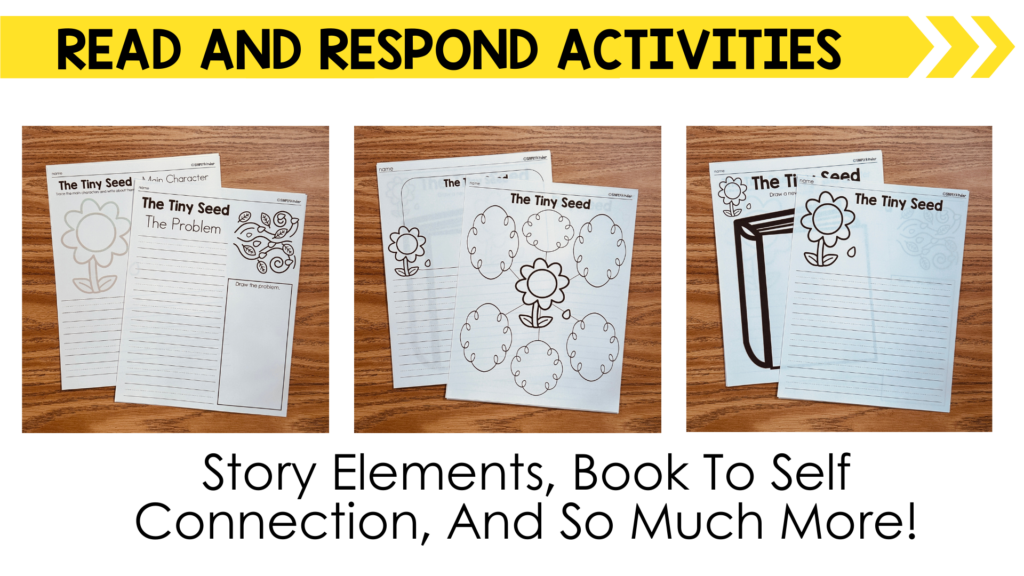 The Tiny Seed Book Companion Activities, Craft, Sequencing, Writing ...