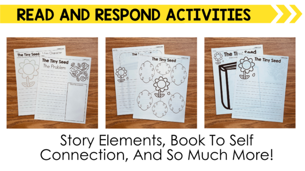 The Tiny Seed Book Companion Activities, Craft, Sequencing, Writing ...