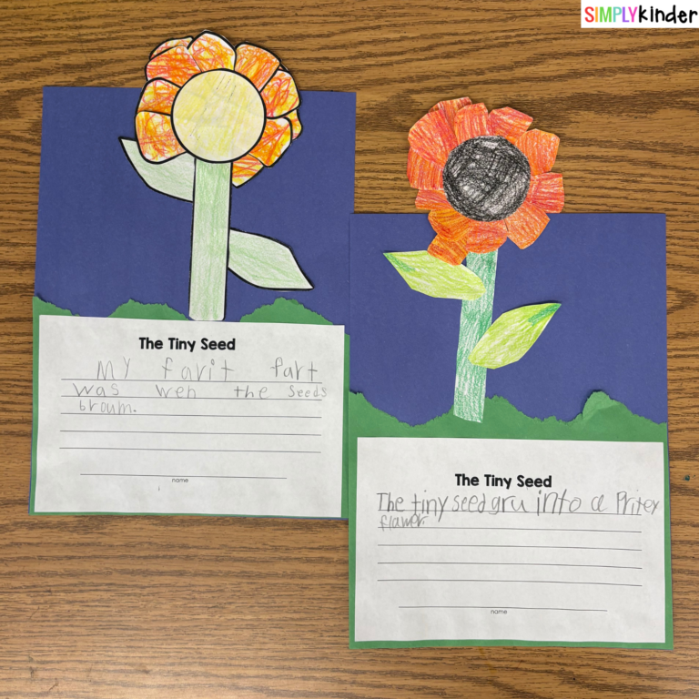 The Tiny Seed Book Companion Activities - Simply Kinder